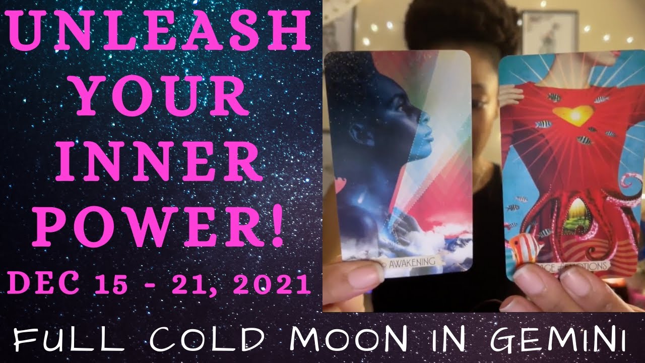 Full Cold Moon in Gemini Tarot Reading | December 15 - 21, 2021 - YouTube