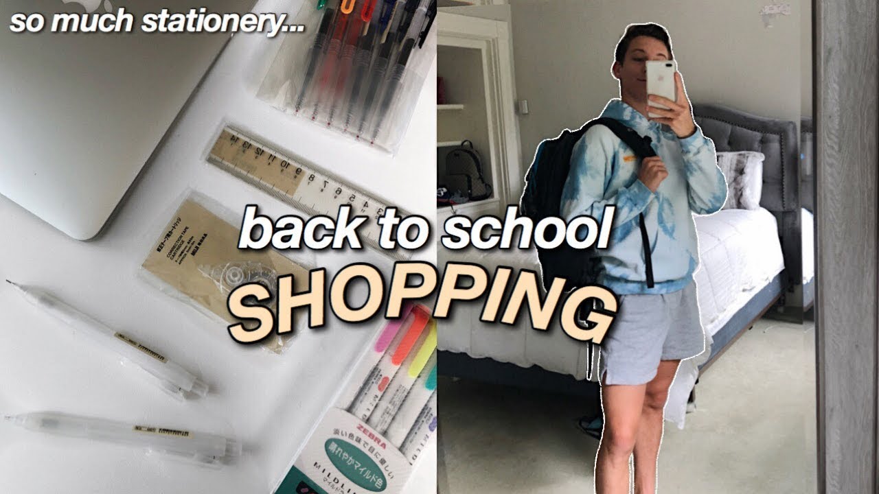 BACK TO SCHOOL SHOPPING FOR JUNIOR YEAR - YouTube