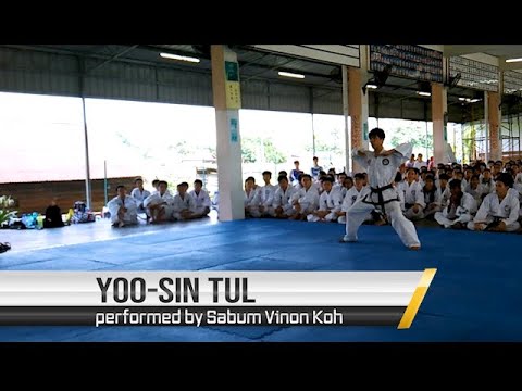 ITF Black belt 3rd Dan Pattern | Yoo-Sin Tul by Sabum Vinon Koh - YouTube