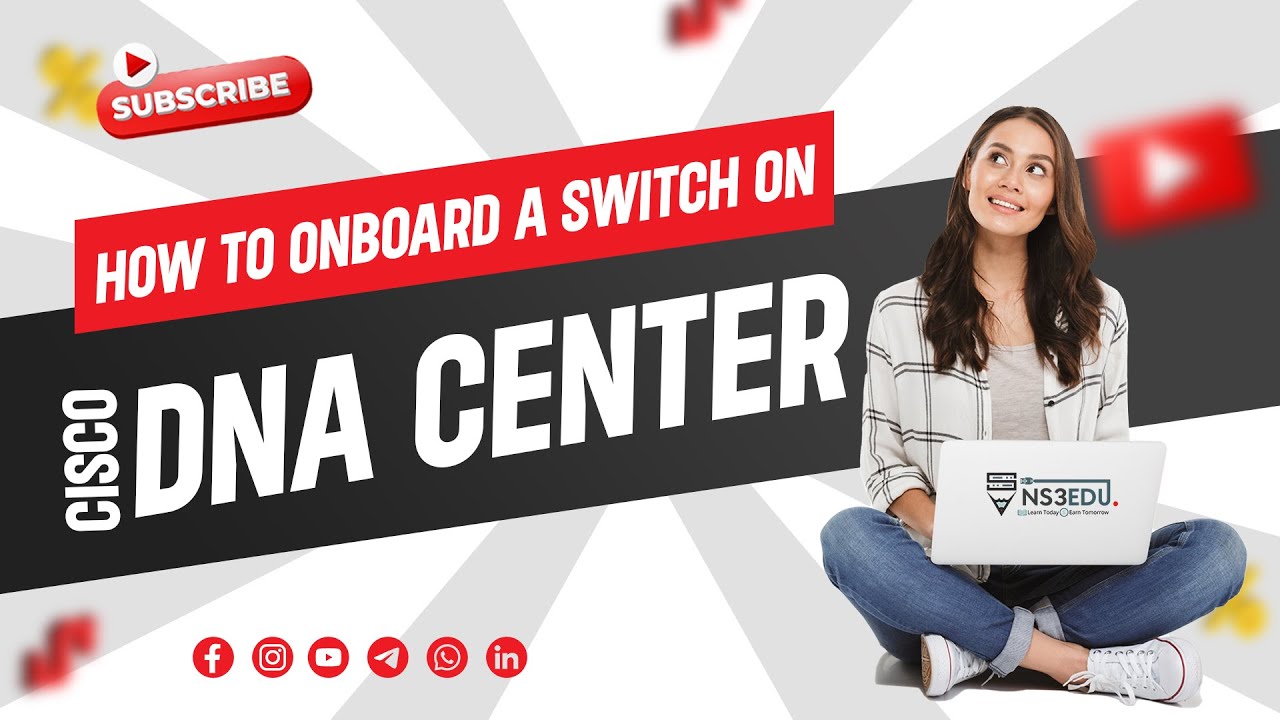 How to Onboard a Switch on DNA Center? | Ns3edu | @Cisco #ccie #cisco # ...