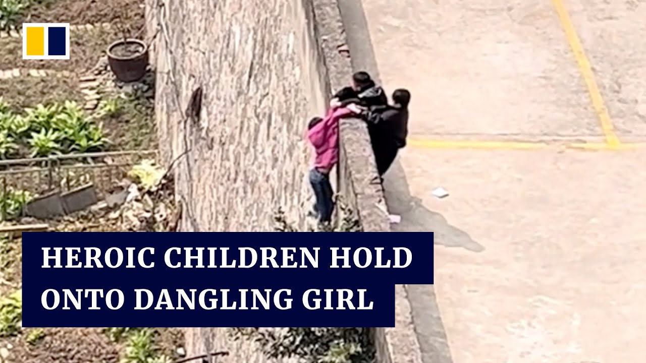 Heroic children in China save friend’s life by holding onto dangling ...