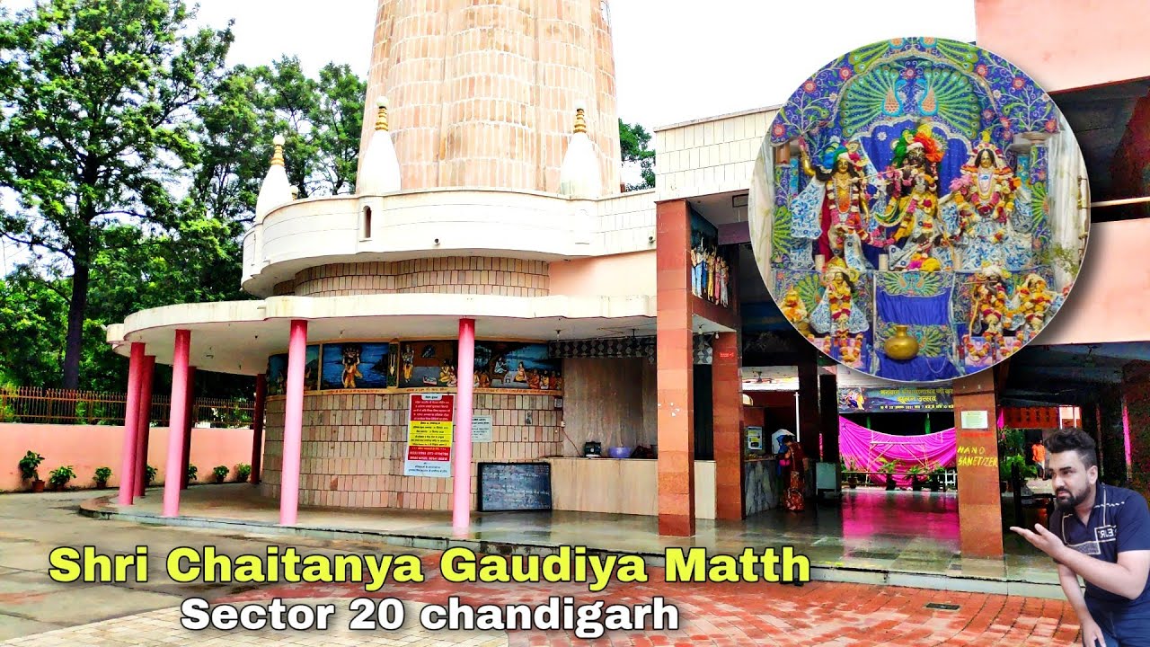 Chandigarh Famous Temple Tour || Shri Chaitanya Gaudiya Matth Temple ...
