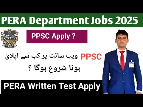 How to Apply for PERA Jobs 2025 on PPSC Website | Step-by-Step Guide ...