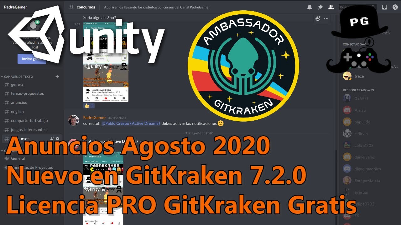 Anuncios Agosto 2020 - Gana Gratis una licencia de GitKraken Pro!!! - YouTube