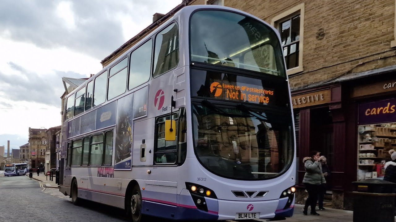 🚍*503 Elland Hillclimb* New Addition First Halifax 36312 BL14 LTE Volvo ...