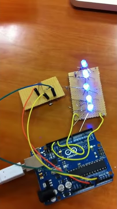 arduino photocell lamp - YouTube
