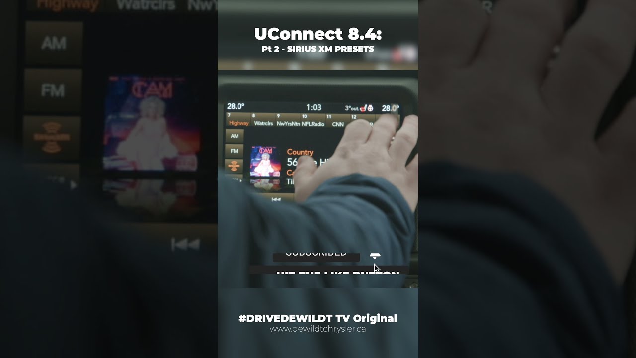 The Best 8.4" UConnect Tutorial Pt 2 - Sirius XM Presets (Jeep Wrangler ...