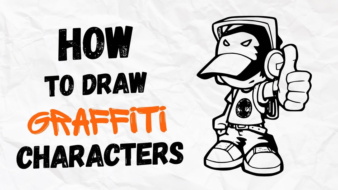 How To Draw Graffitti Character (Easy) | Step by Step | Easy Drawing ...