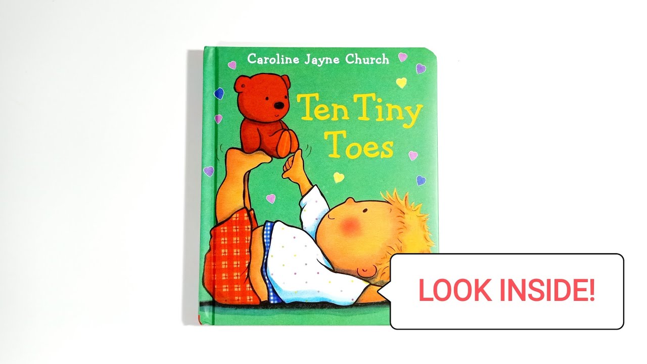 Ten Tiny Toes by Caroline Jayne Church (flip through) - YouTube