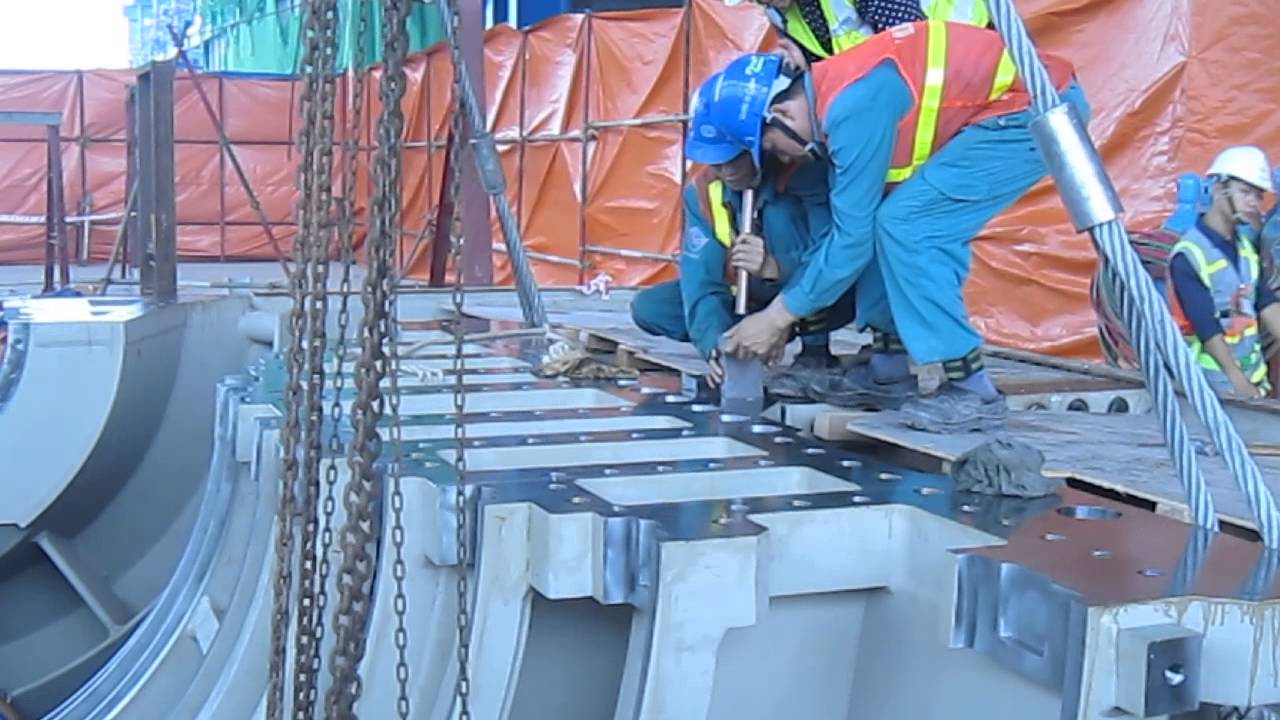 LP Steam Turbine Inner Casing Alignment - YouTube