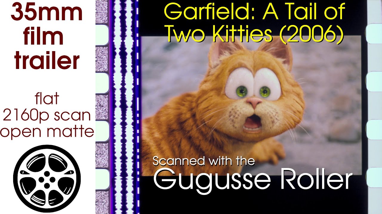 Garfield: A Tail of Two Kitties (2006) 35mm film trailer D, flat open ...