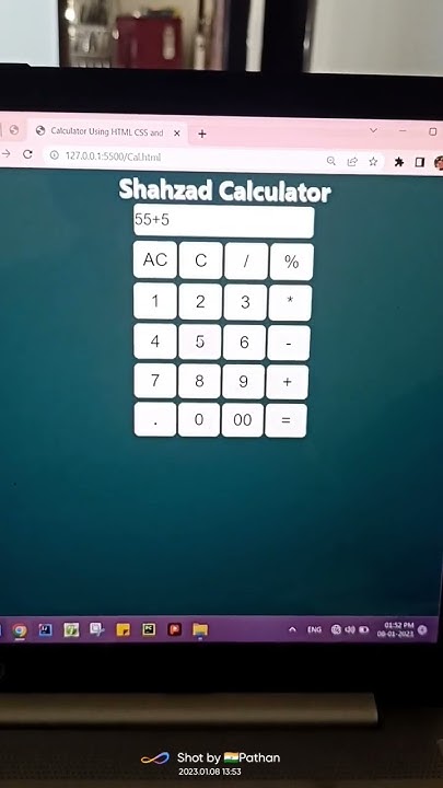 Created Calculator Using Html Css And Javascript Codewithharry Youtube 