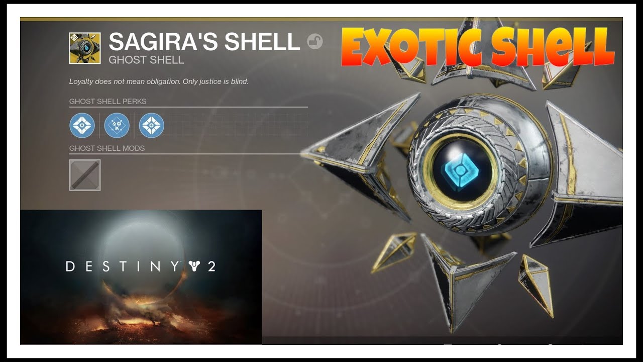 Exotic Ghost Shell Sagiras Shell - YouTube