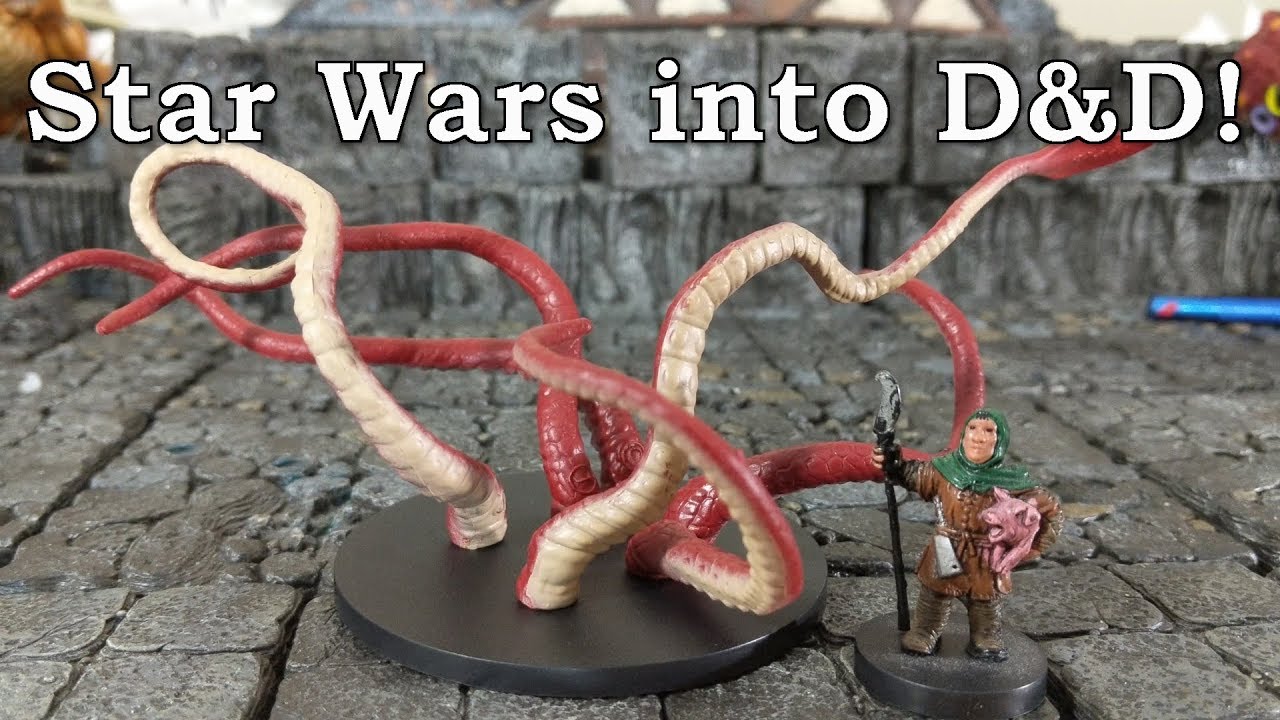 Star Wars Rathtar Converted into a D&D Monster Miniature - YouTube