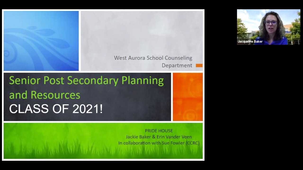 2020 Senior Open House Presentation - YouTube