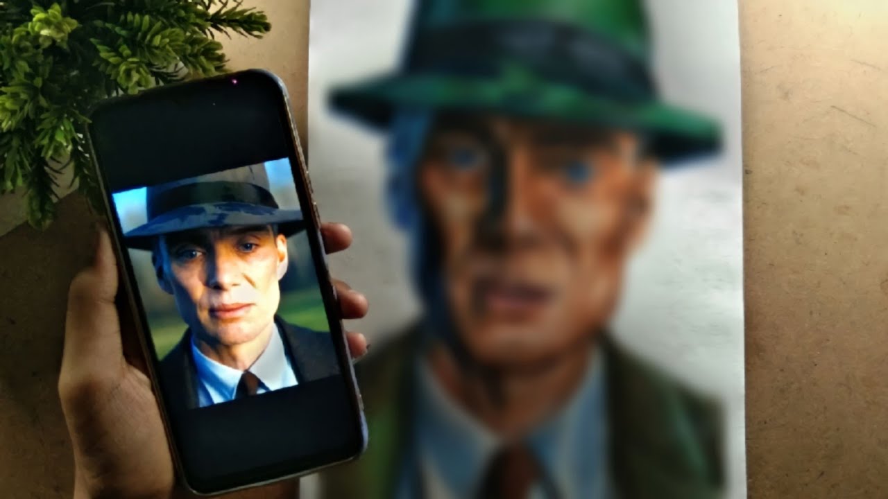 My most HYPER REALISTIC artwork ever! || Oppenheimer drawing 💥 - YouTube