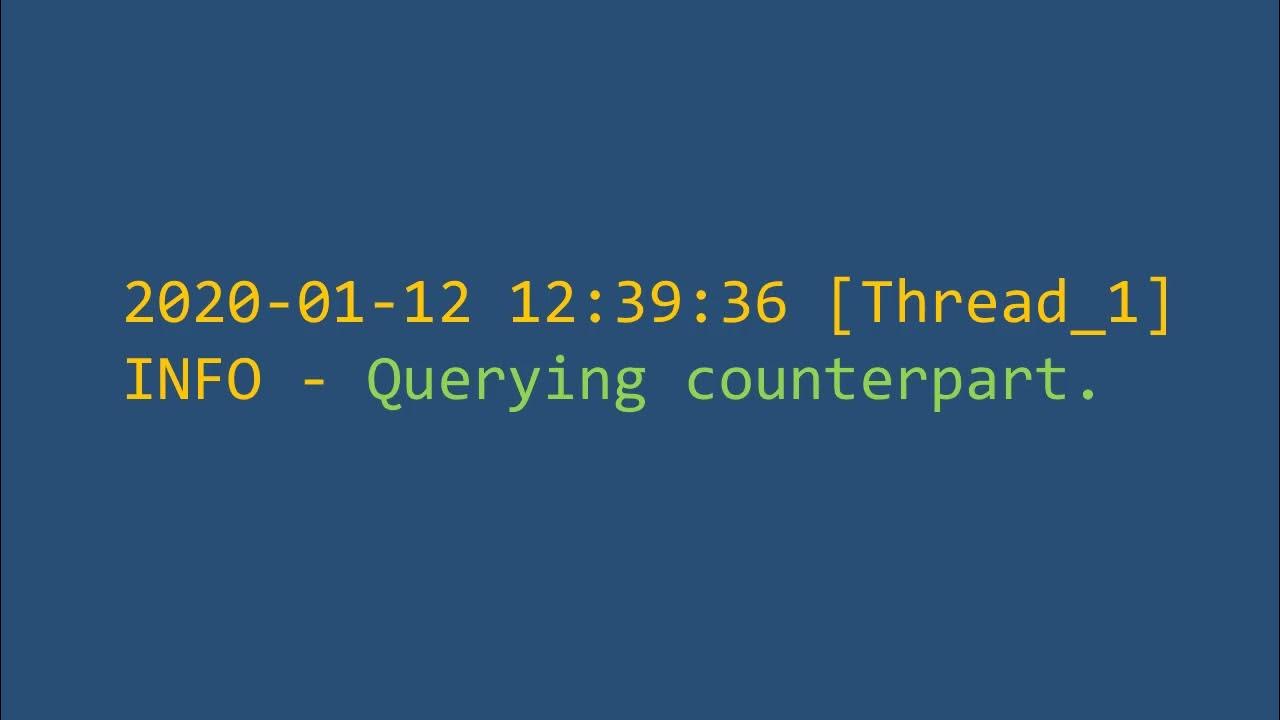 Parsing Log Entry Messages with LogViewPlus - YouTube