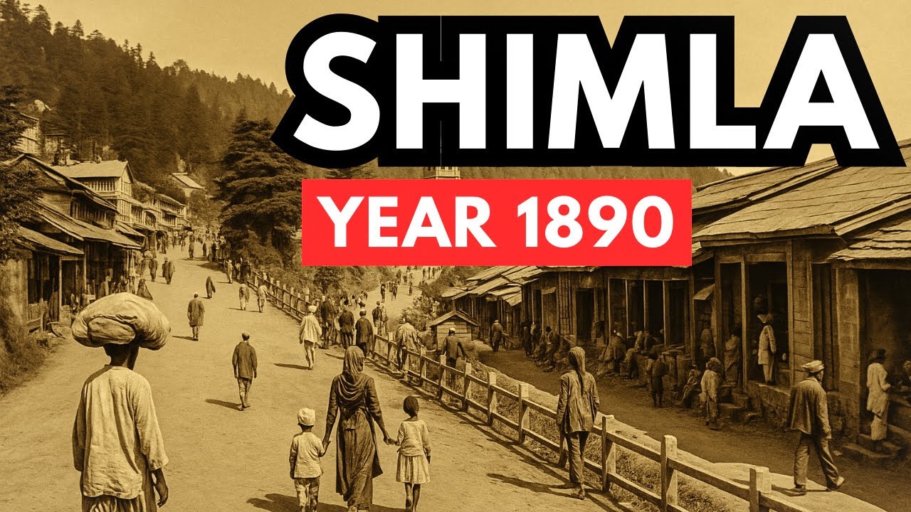 Shimla in 1890 | जब शिमला ब्रिटिश भारत की गर्मियों की राजधानी था! - YouTube