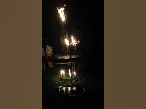 Горящий фонтан в #рига #латвия #европа #latvija #жизньвлатвии # ...