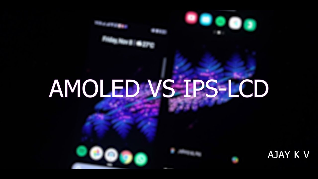 AMOLED Vs IPS-LCD Display | Battle of darkness - YouTube