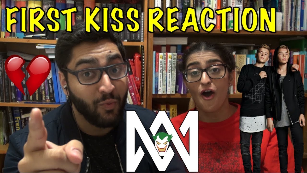 MARCUS & MARTINUS FIRST KISS REACTION - YouTube