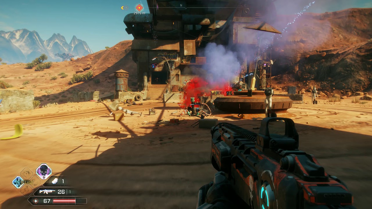 Rage 2 - Gameplay - Ultra setting - GTX 1080 - Ryzen 7 - Sottopasso ...