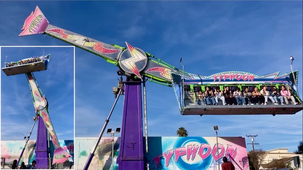 🔴TYPHOON ～ Fun Carnival Ride - YouTube