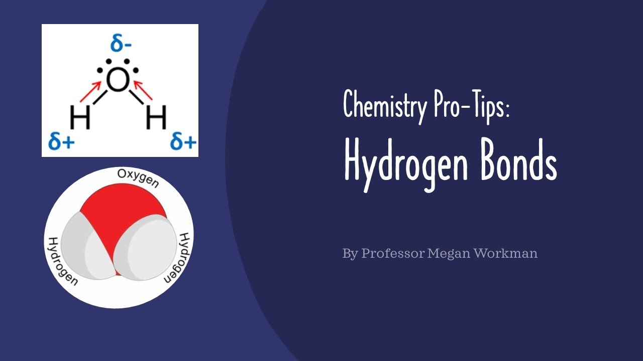 Chemistry 5: Hydrogen Bonds - YouTube