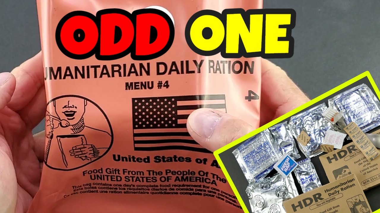 Vintage Humanitarian Daily Ration MRE #mrereview - YouTube