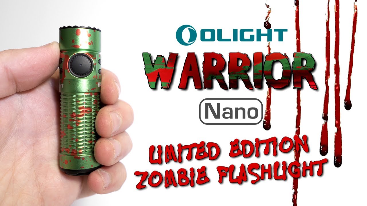 OLIGHT WARRIOR Nano - ZOMBIE SLAYING FLASHLIGHT! Limited edition - 1200 ...