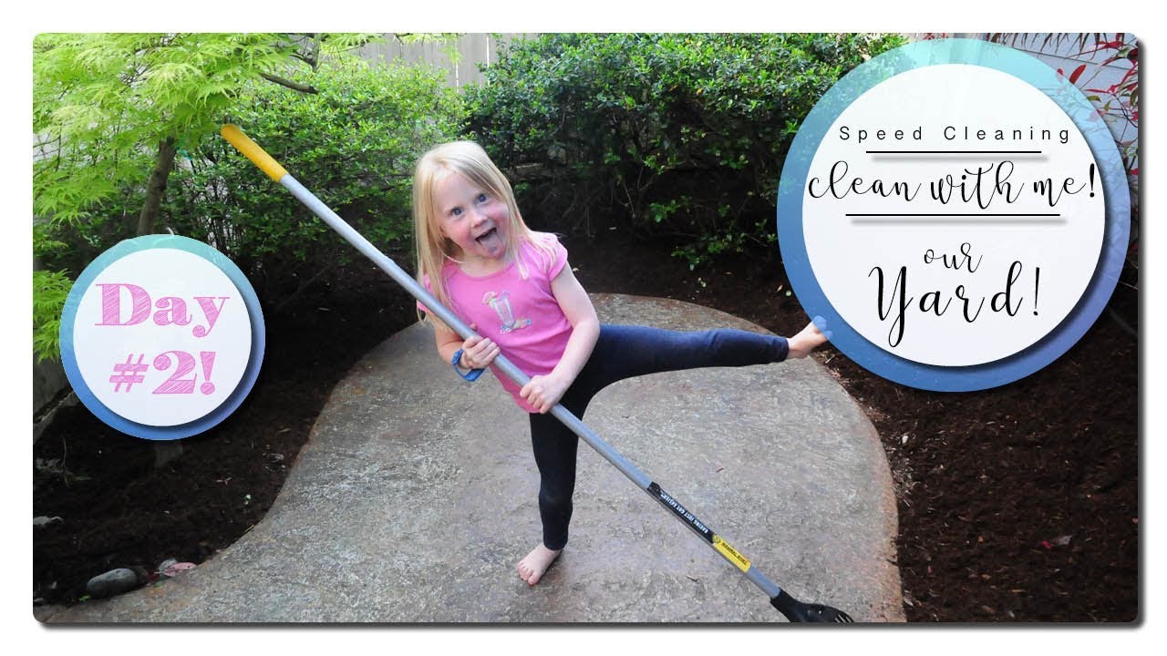 Kids do some Spring Yard Work! - Spring Cleaning! - YouTube