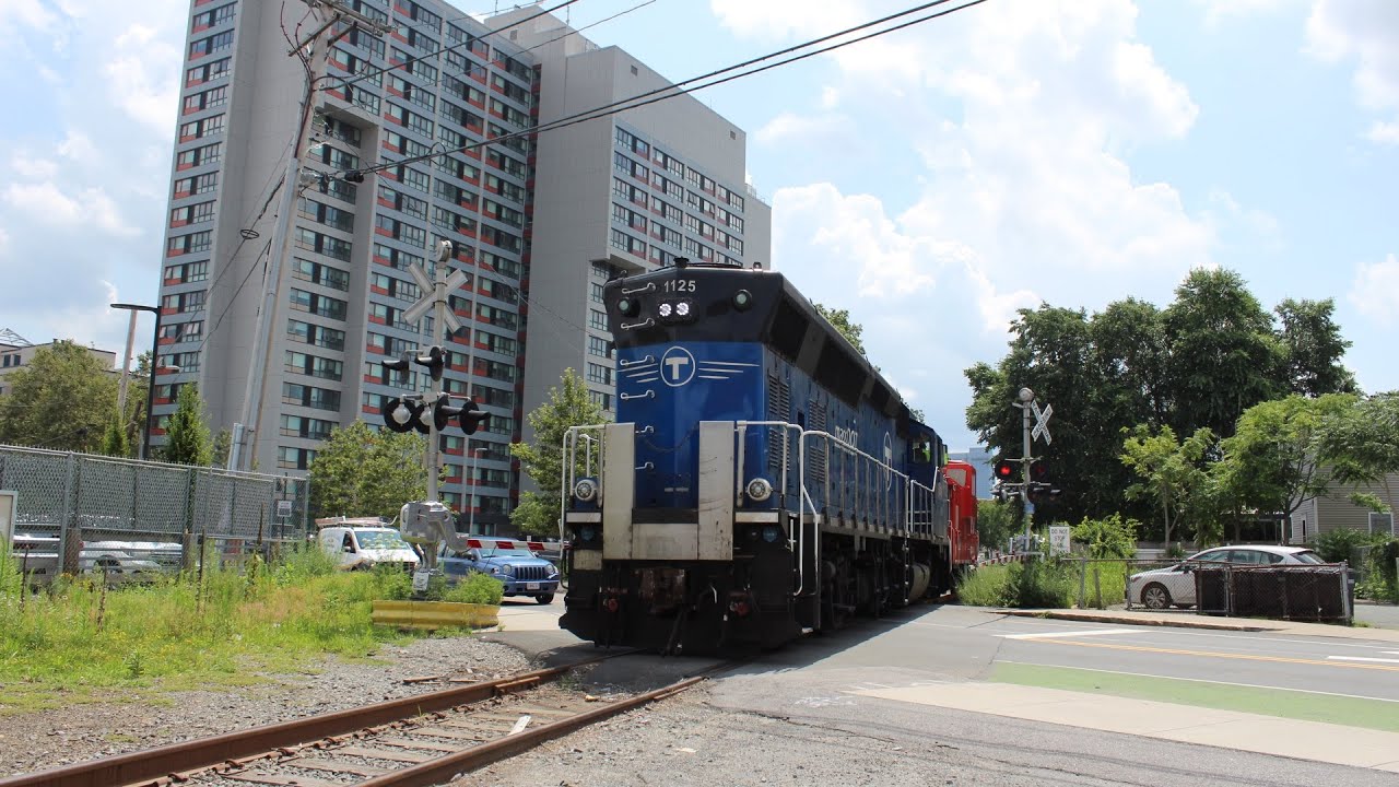Mbta extra with PNLX caboose trailing! - YouTube