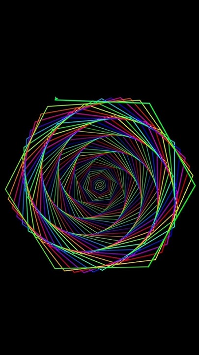 Creating Mesmerizing Spiral Patterns with Python Turtle Graphics #python #coding - YouTube