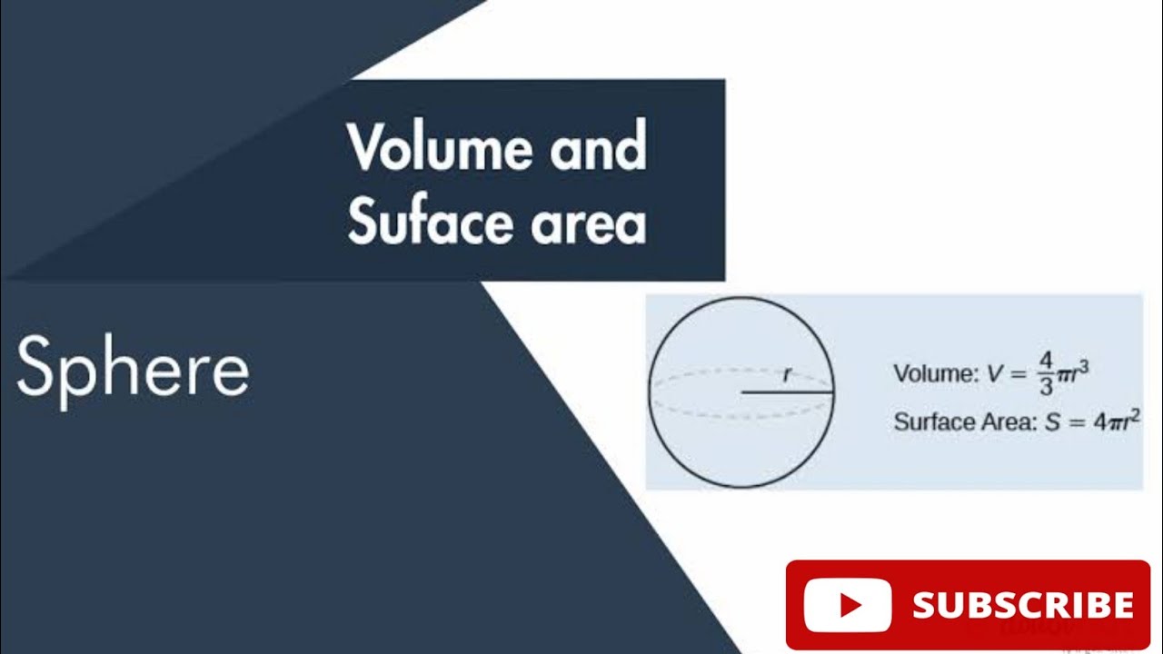 Surface area and Volume | Sphere , Hemisphere | Class 9 I Introduction ...