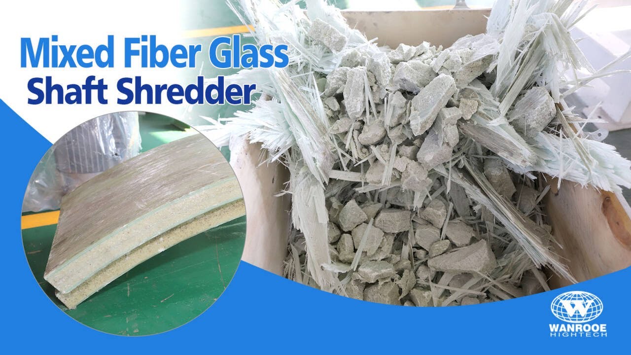 Fiberglass Recycling Machine Glass Fibre Reinforced Plastic Double ...