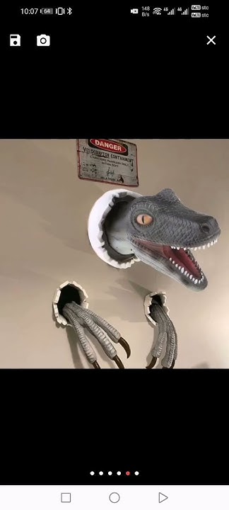 أغرب لوحة مرعبة مجسمة لتزيين الحوائط لعشاق الديناصورات 🦖 من موقع علي إكسبريس والشراء أون لاين 🛒