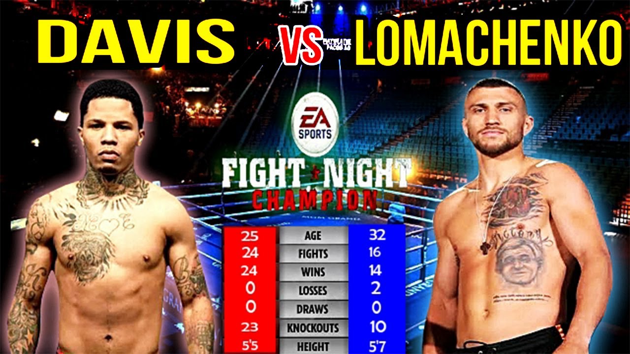 GERVONTA DAVIS VS VASYL LOMACHENKO (LIGHTWEIGHT DIVISION) - YouTube