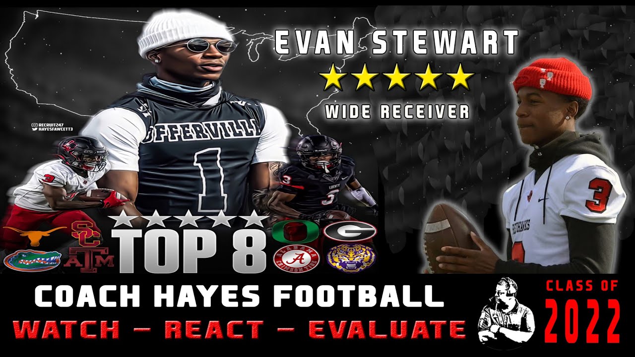 5⭐ WR - Evan Stewart Highlights | One of many deadliest WR's on the ...