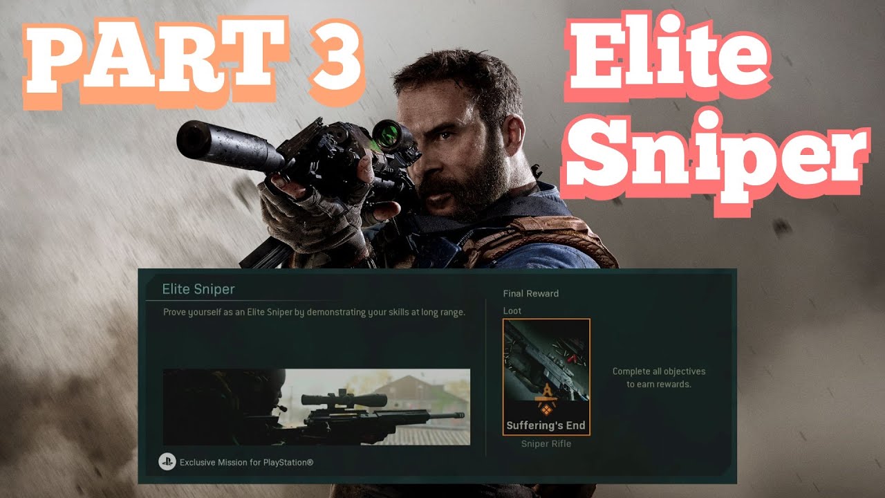 ELITE SNIPER Missions Objectives 6-8 - "Suffering's End" Legendary ...
