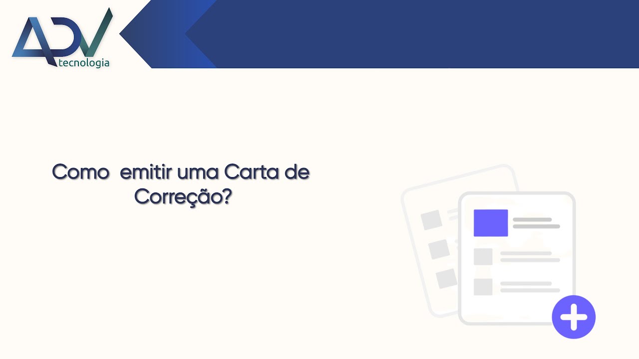Como faço para emitir uma Carta de Correção? - YouTube