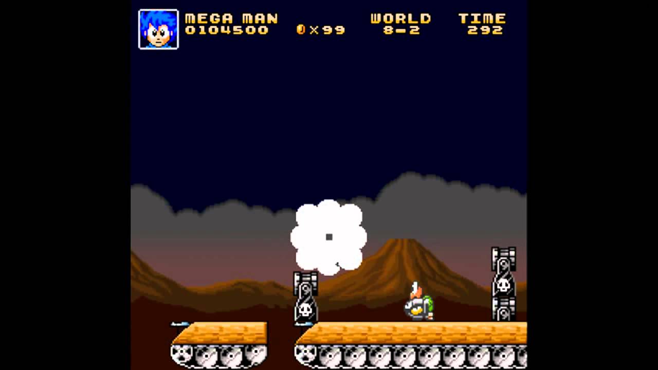 Super Mario Bros Crossover - Mega Man run - YouTube
