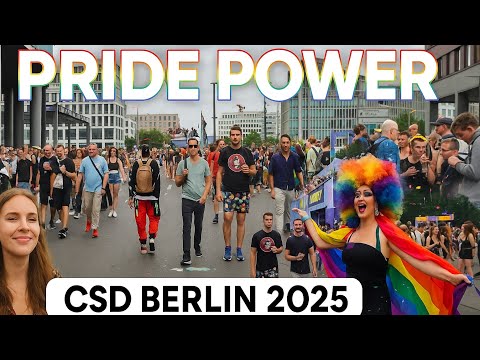 🌈 Berlin Pride 2025 - Full Christopher Street Day (CSD) Parade | Uncut Walking Tour 