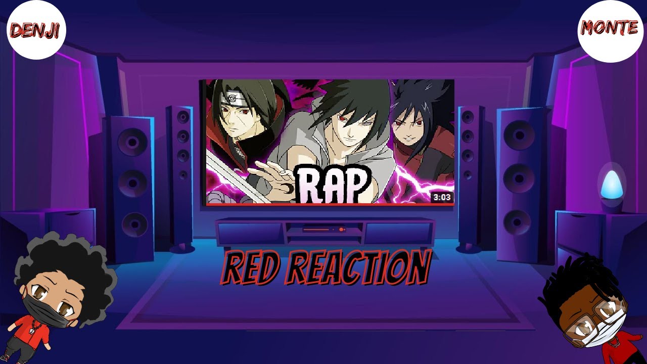 UCHIHA RAP | "RED" | RUSTAGE ft. Khantrast(REACTION) - YouTube
