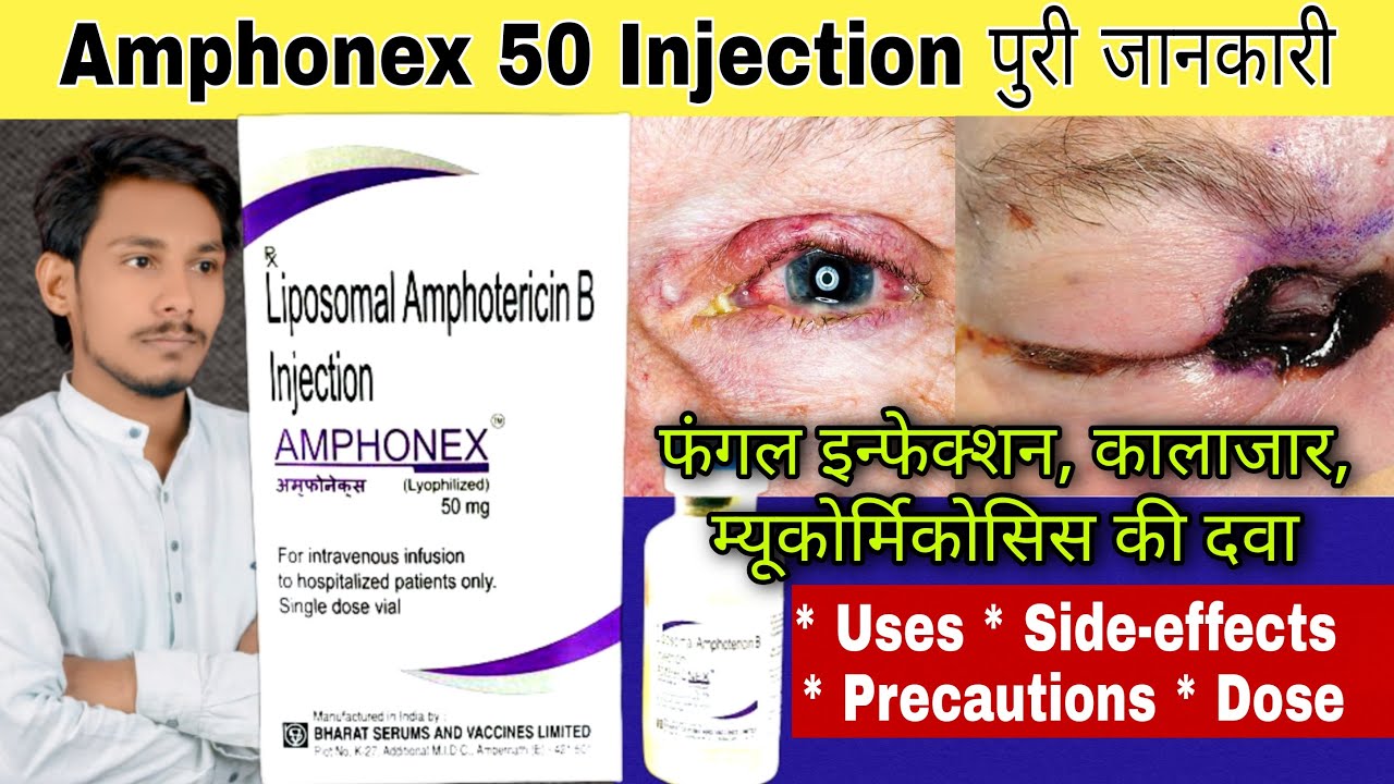 Amphonex 50mg Injection | Liposomal Amphotericin B Injection | Uses ...