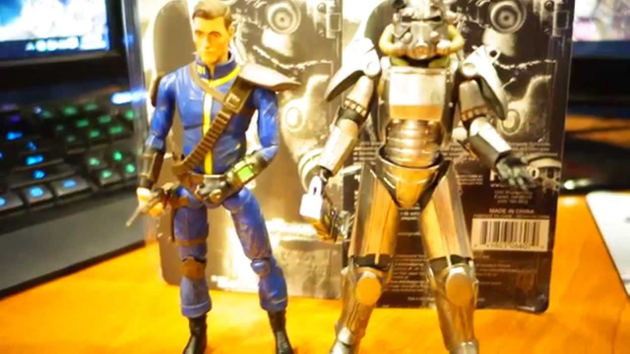 Funko Fallout Lone Wanderer and Power Armor Figure Unboxing - YouTube