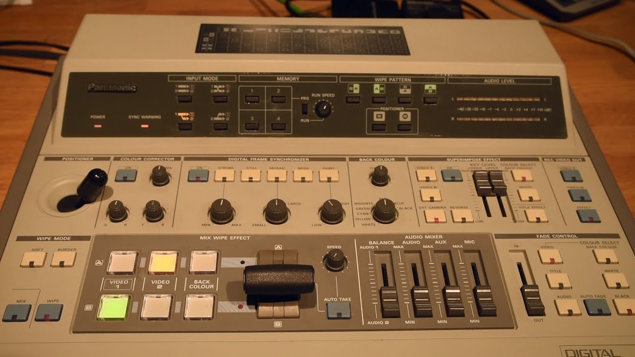 Very minty Panasonic WJ-MX12 [FOR SALE within EU] - YouTube