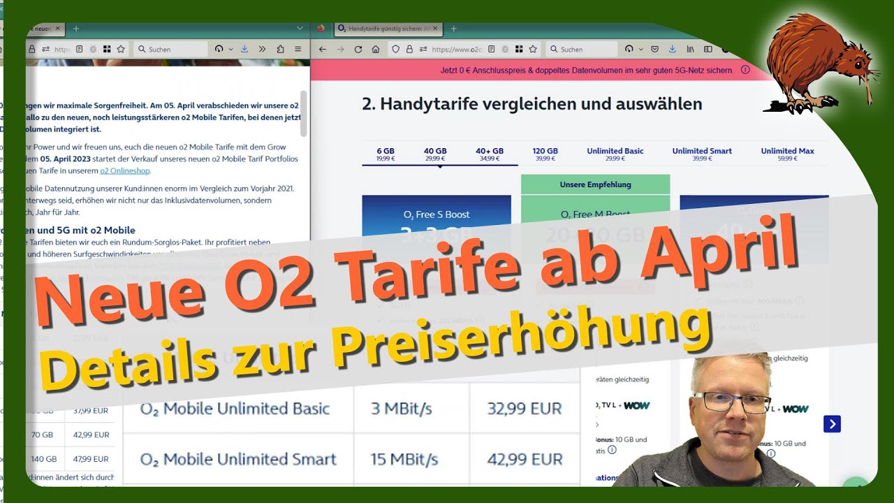 Details zur Preiserhöhung: Die neuen Tarife bei O2 ab April - YouTube