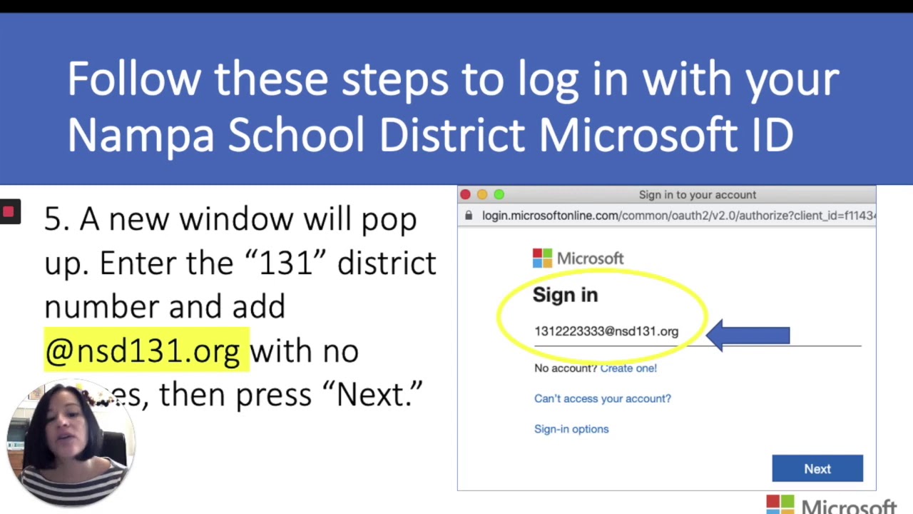 How to Log In with your NSD Microsoft ID - YouTube
