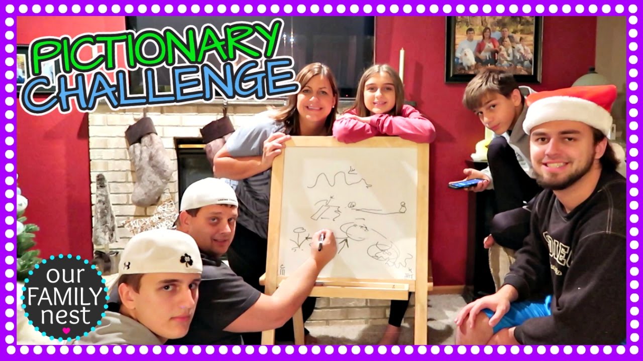 FAMILY PICTIONARY CHALLENGE! WHO IS THE BEST AT DRAWING? - YouTube