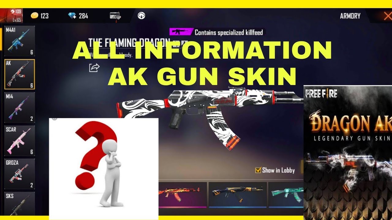 Best ak skin all information 😳😳😳 - YouTube
